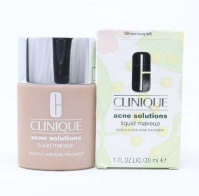 Clinique Acne Solutions Liquid Makeup -09 Fresh Honey 1 oz New in Box ...