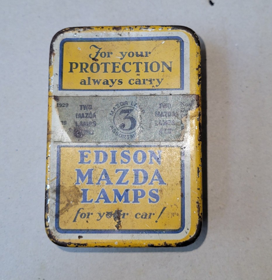 Maxfield Parrish Artwork Vintage Edison Mazda Auto Lamps GE Old Stock ...