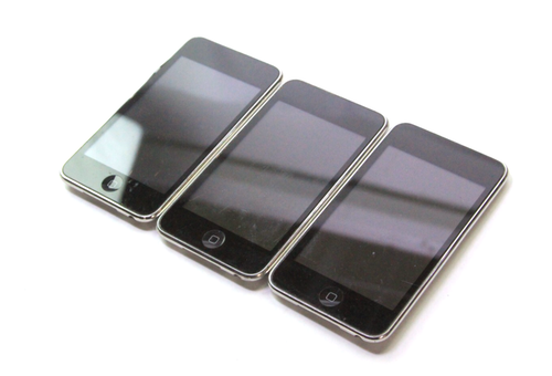 Lot of 3 Apple Black A1288 ipod 8GB Second Gen ipod Touch | eBay