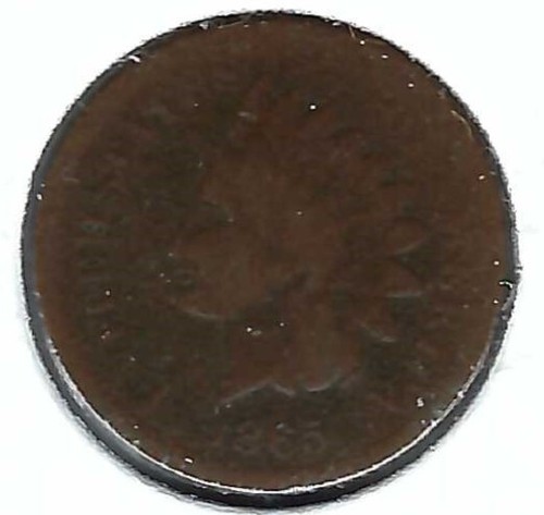 1865 Circulated Indian Head Cent Coin! | eBay