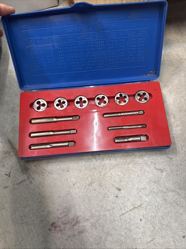Vintage Threadit Drill Bit, Tap and Die Set & Case Excellent Condition ...