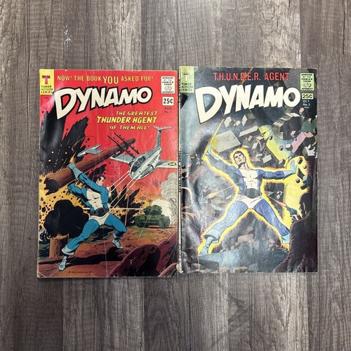 Dynamo #1 & #2 (1966 Tower Comics) * VG- & VG/FN | eBay