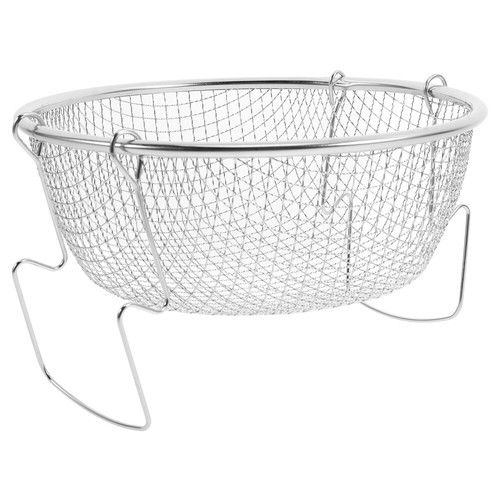 Multifunctional Frying Basket Colander with Handle Chips Deep Baskets ...