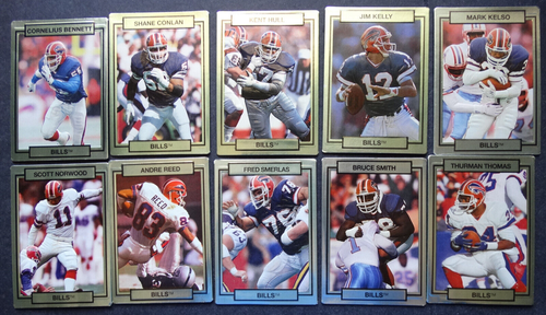 1990 Action Packed Buffalo Bills Team Set of 10 Football Cards | eBay