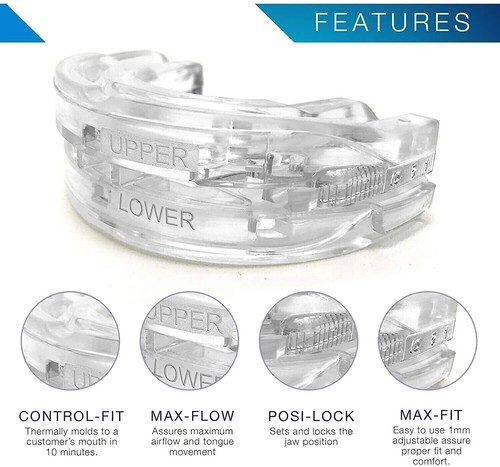 NEW Anti Snore Mouth Guard Teeth Grinding Stop Snoring Snore Stopper ...