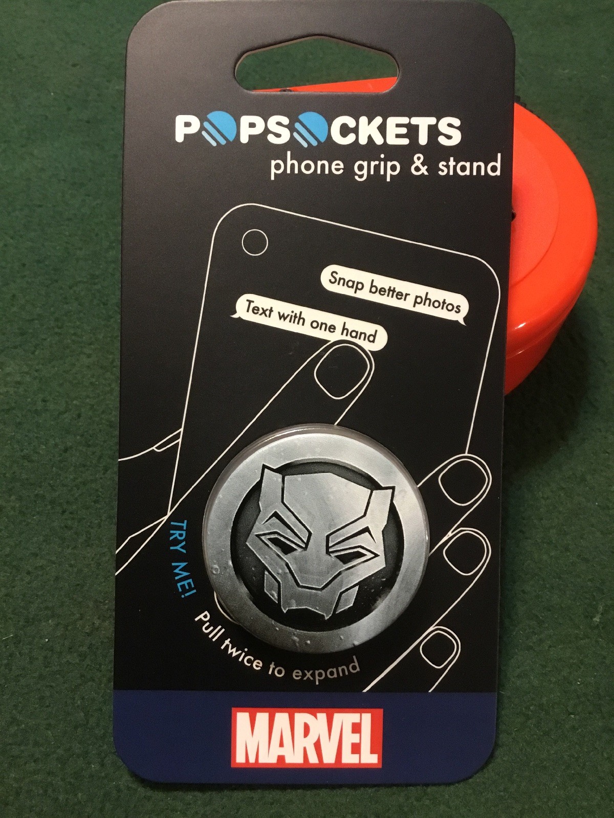 PopSockets Single Phone Grip PopSocket Phone Holder Black Panther BK | eBay