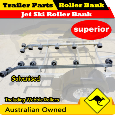 Superior Roller Banks for Jet Ski Trailer x 2 with wobble roller ...