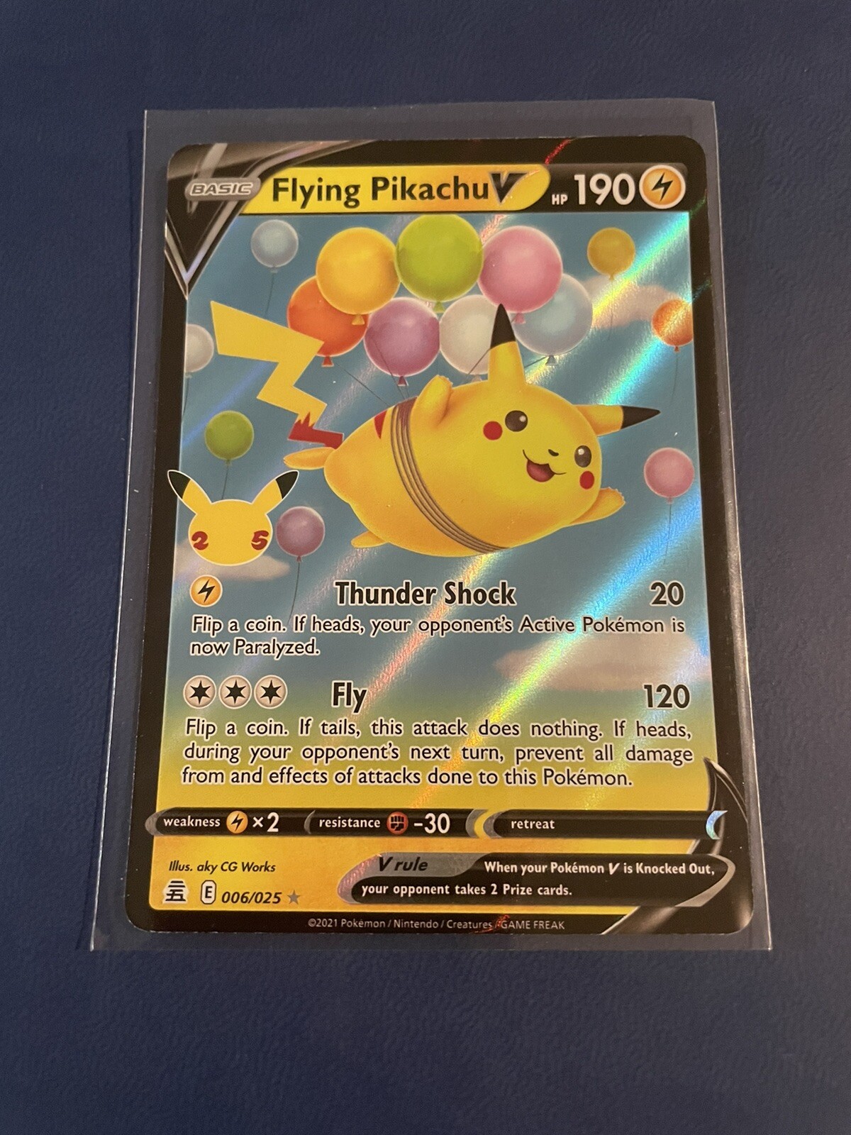 Pokémon TCG Flying Pikachu V Celebrations 006/025 Holo Ultra Rare | eBay