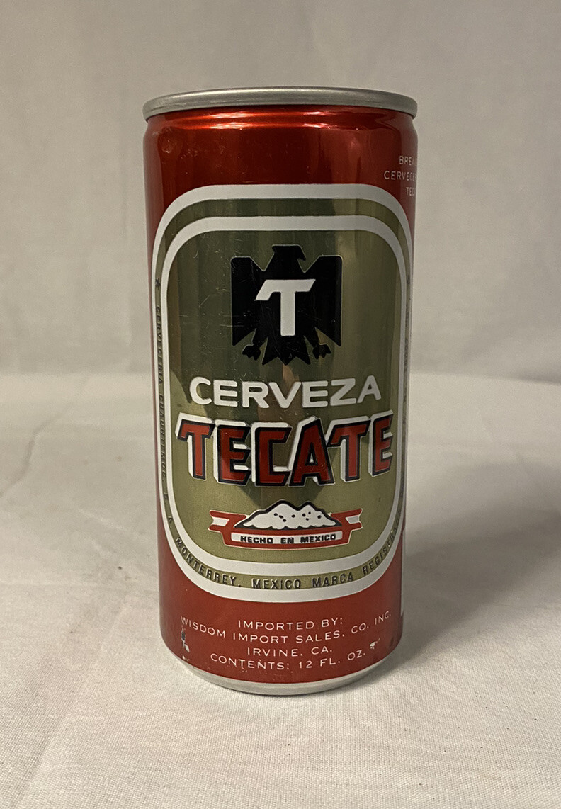 Vintage Tecate Cerveza Imported Beer Aluminum 12 oz Can Hecho en Mexico ...