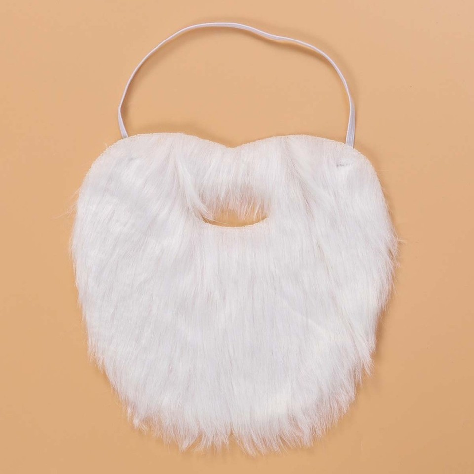 3 PCS Santa Claus Beard Costume Beards for Adults Fake Mustache ...