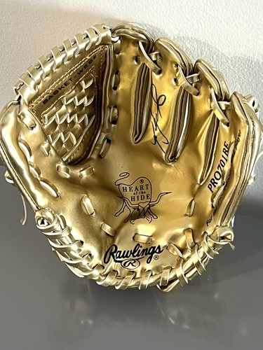Ivan Rodriguez Pudge Signed Rawlings Mini Gold Glove Texas Rangers HOF ...