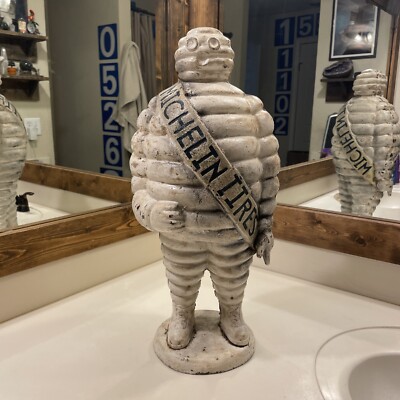 Bibendum Michelin Man Cast Iron Statue 1940s Tire Store Display ...
