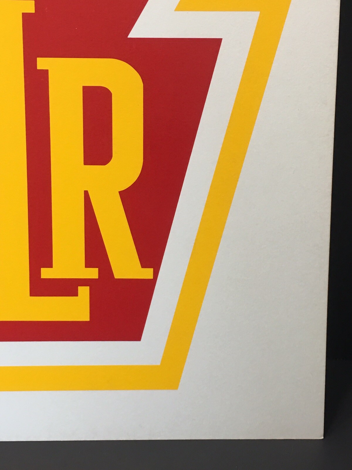 RAILROAD SIGN- ELR - Train Collectible 12” X 11” Cardboard | eBay Australia