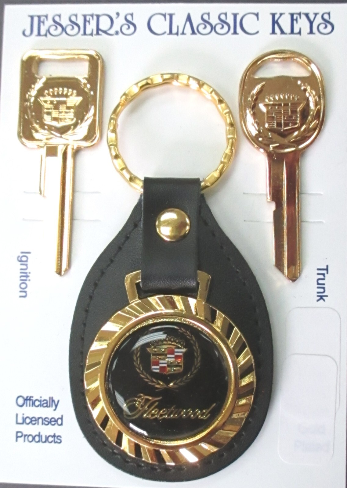 Black 52H3 Cadillac FLEETWOOD Royal Classic C/D Keys 1987 1988 1989 ...