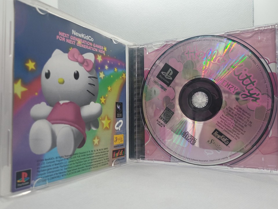 Hello Kitty Cube Frenzy - PS1 PS2 Complete Playstation Game ...