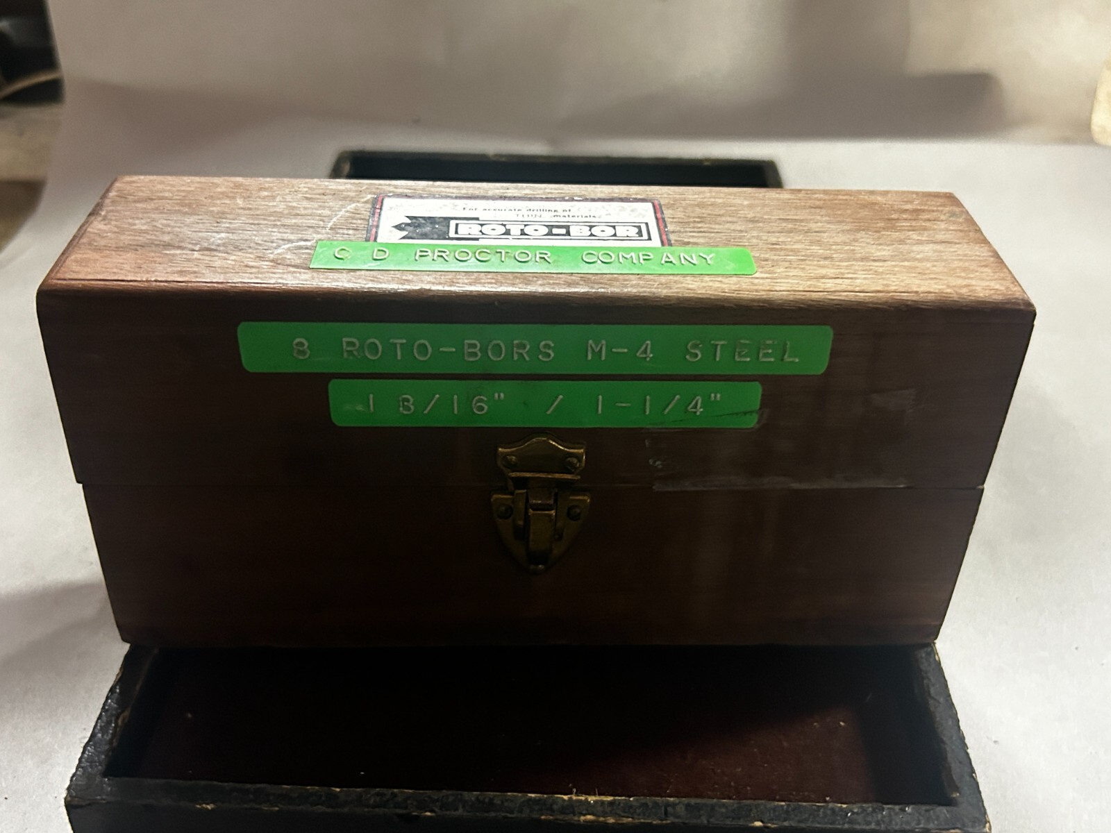 MACHINIST OfCe LATHE MILL Machinist Set of Roto Bor End Mill Cutter ...