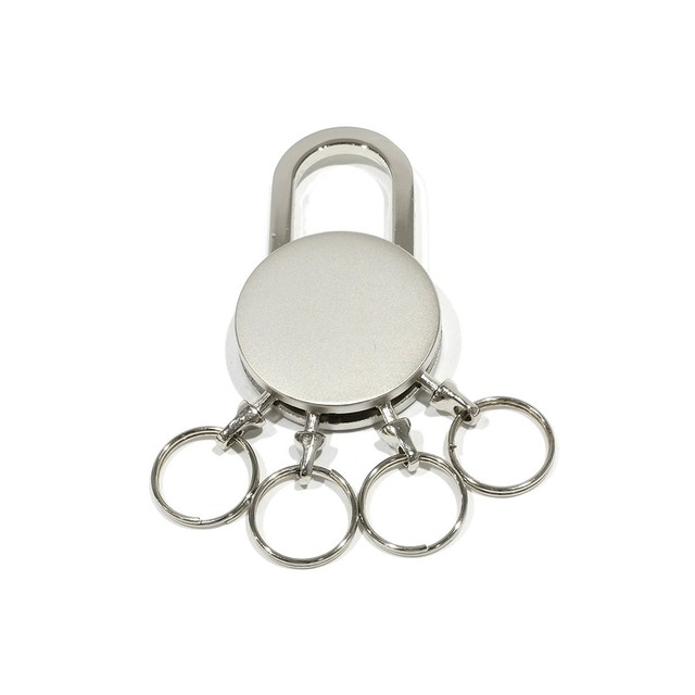 OEM 2010-2020 Kia Cadenza Key Chain Round W/ Crystal and 4 Rings Um090 ...