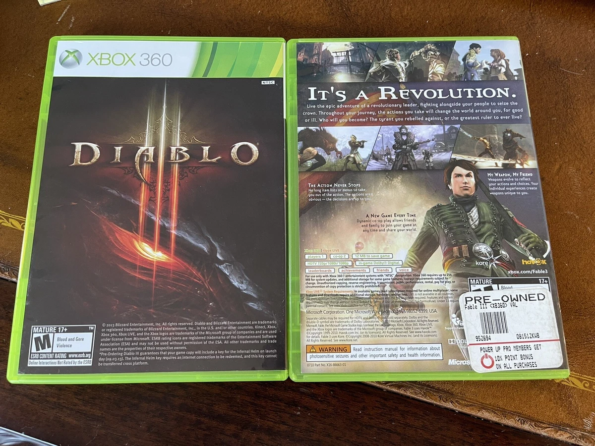 Xbox 360 Dvd Daiblo 3s