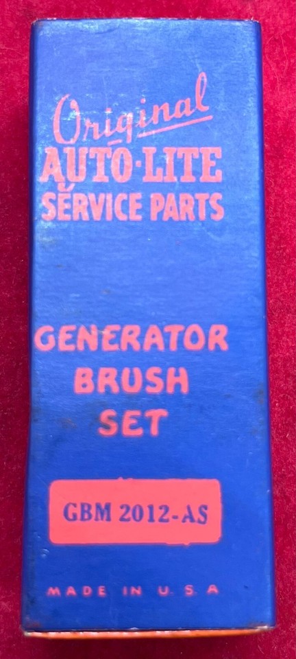 Auto-Lite - Generator Brush Set - GBM 2012-AS - Vintage - NOS | eBay