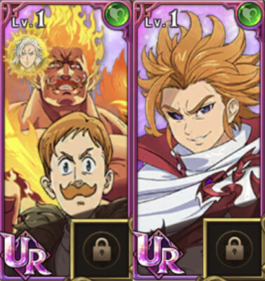 Seven Deadly Sins Grand Cross, Chaos Arthur, Skinny Escanor, 7DS ...