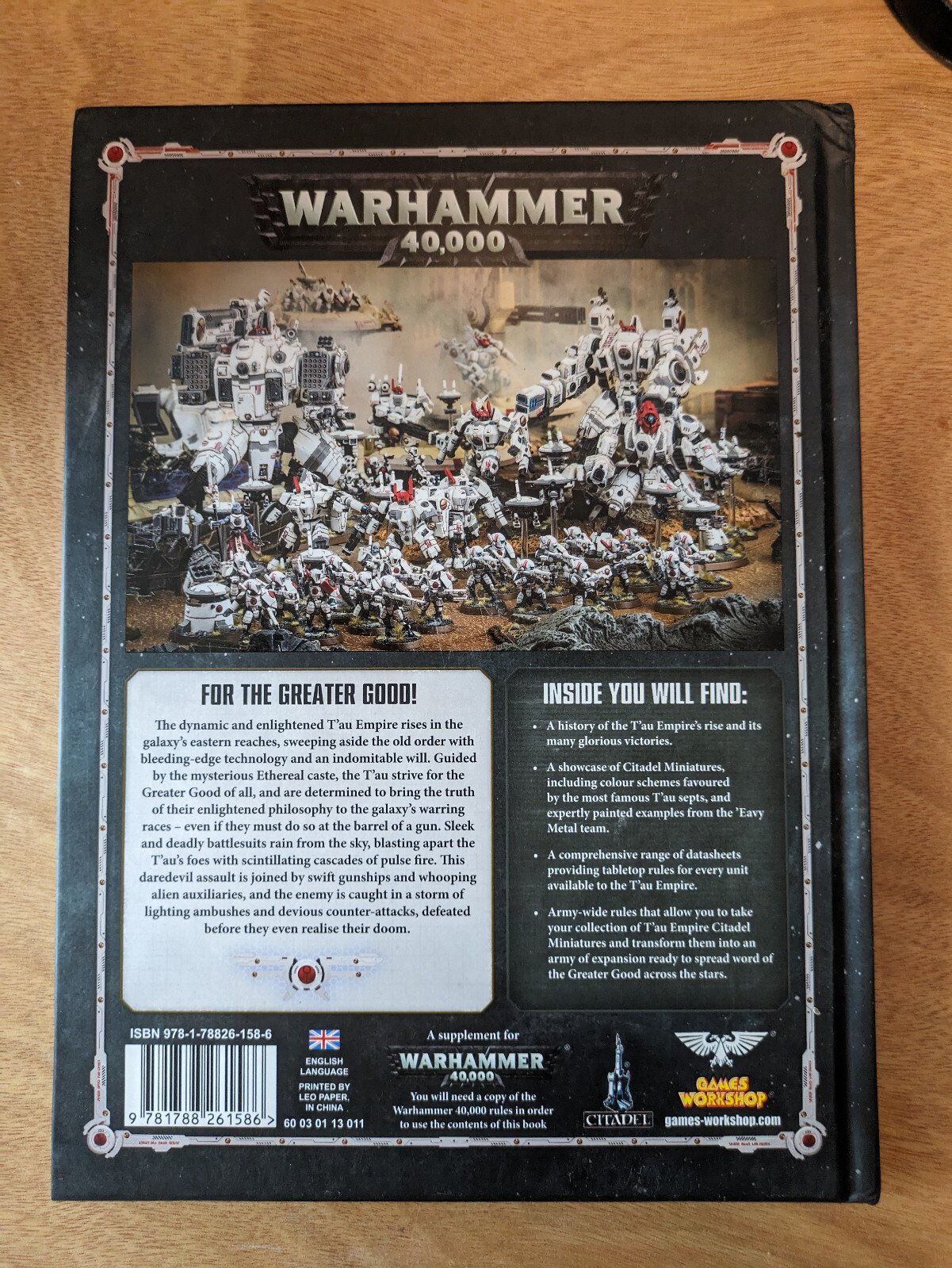 Games Workshop Warhammer 40k Tau Empire Codex 7th Edition for sale ...