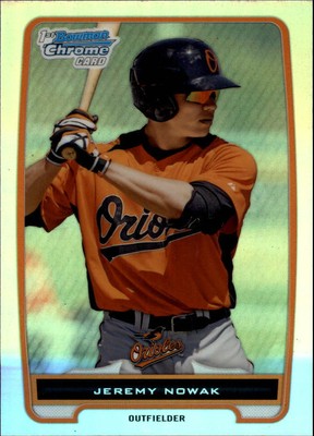 2012 Bowman Chrome Prospects Refractors Baseball Card #BCP128 Jeremy ...