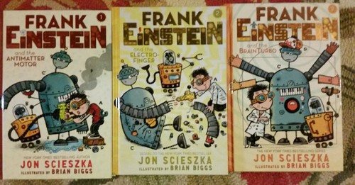 FRANK EINSTEIN 1-4 by Jon Scieszka: Brain Turbo,Electro Finger ...