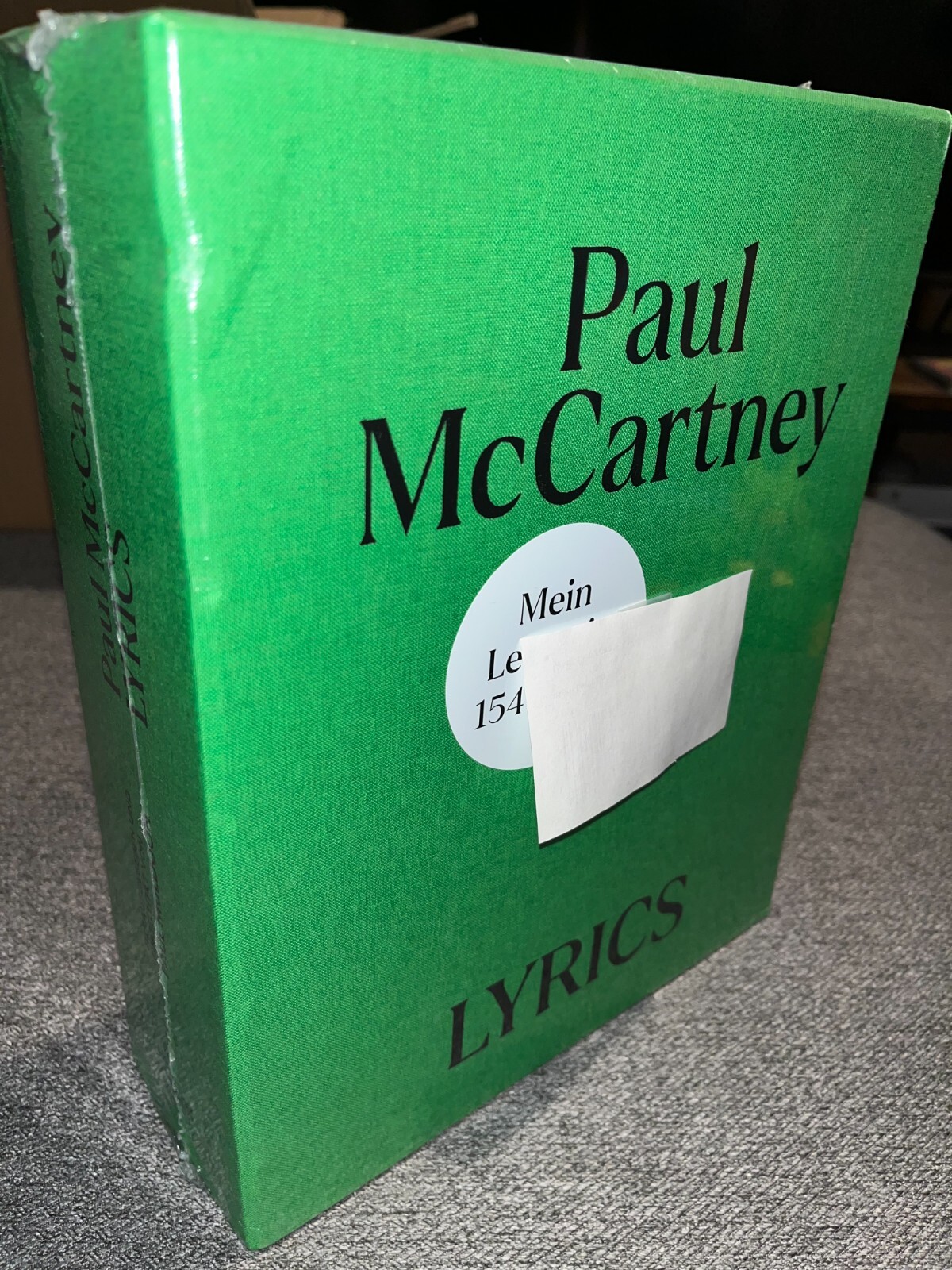 The Lyrics : 1956 to the Present by Paul McCartney 2021 / The Beatles ...