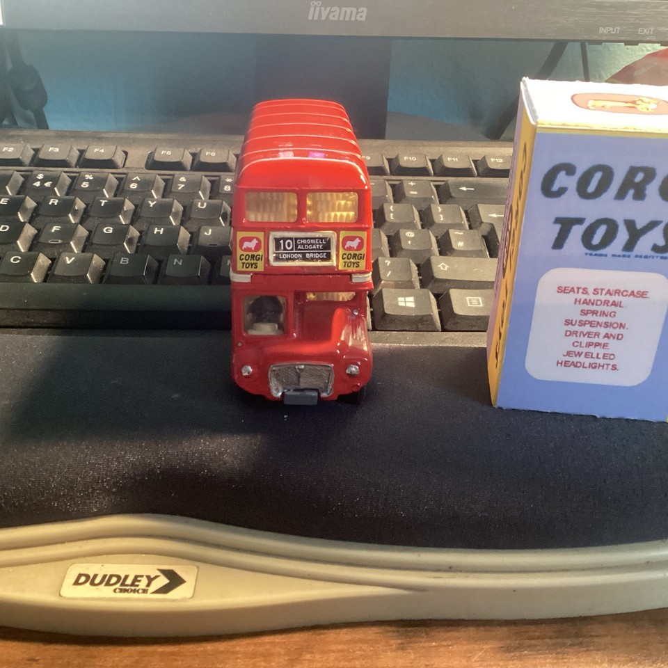 Corgi toy 468 Routemaster bus Madam Tussauds complete with box | eBay UK