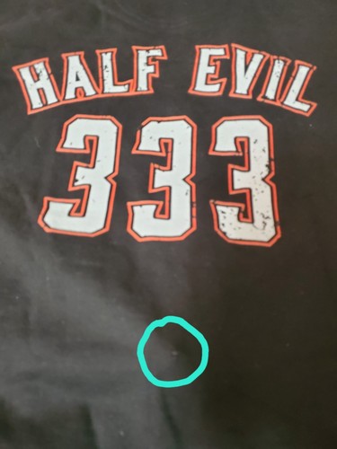 Half Evil 333 Sweater Size XL Long Sleeve With Hoodie, Pocket In The ...
