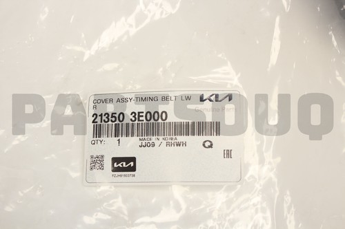 213503E000 Genuine Hyundai / KIA COVER ASSY-TIMING BELT LWR | eBay