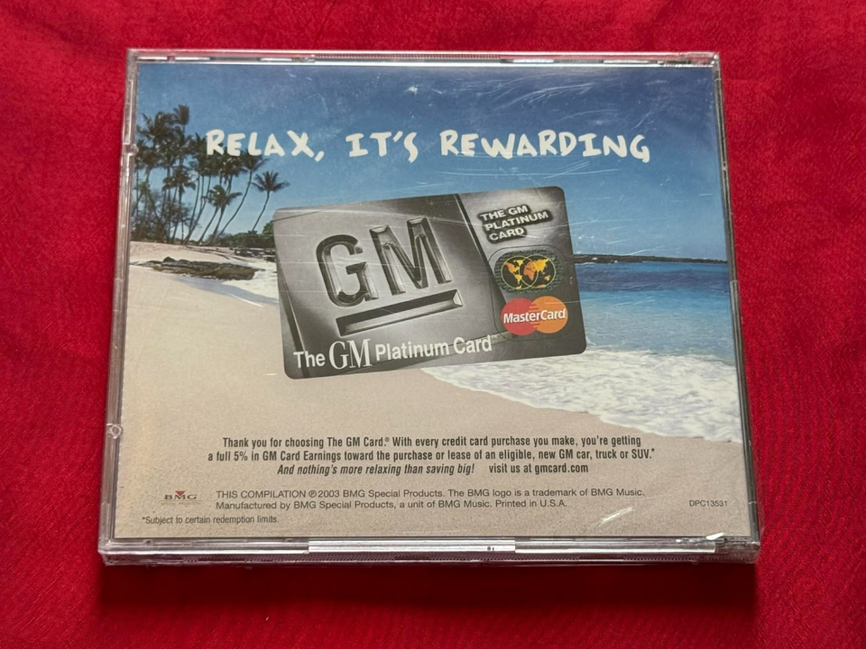 Kickin' Back With Kenny Chesney GM Card 2003 BMG Compilation USA CD ...