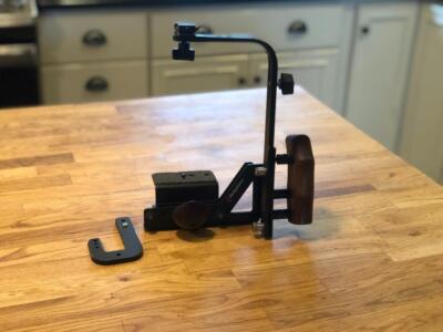 Stroboframe Vertaflip Flash Frame Camera Motor Winder Bracket With Wood ...