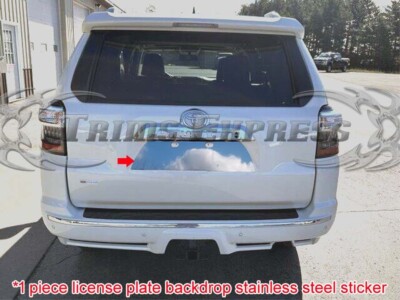 fit:2010-2024 Toyota 4Runner License Plate Bezel Backdrop Trim Cover ...