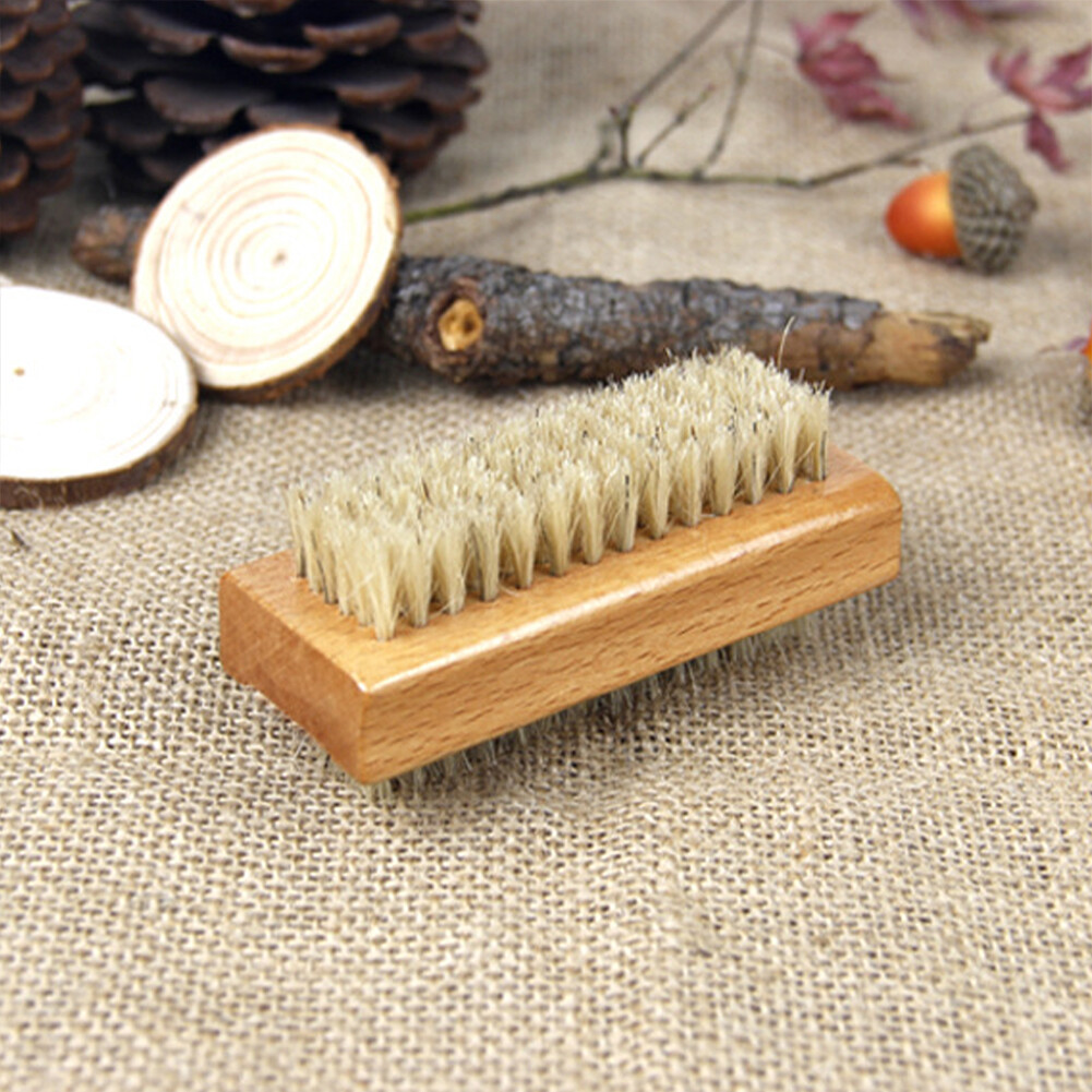 Nail Brush Fingernail Double Sided Wooden Scrubber Toenail For Cleaning ...