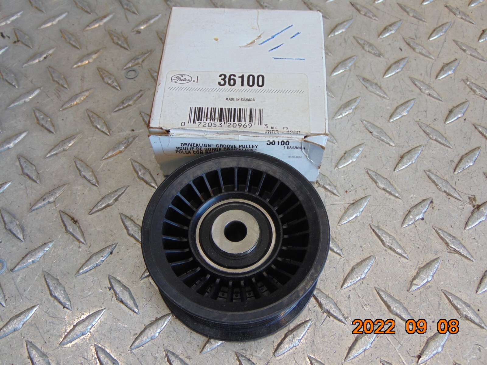 GATES 36100 DRIVEALIGN GROOVE PULLEY - FREE SHIPPING | eBay