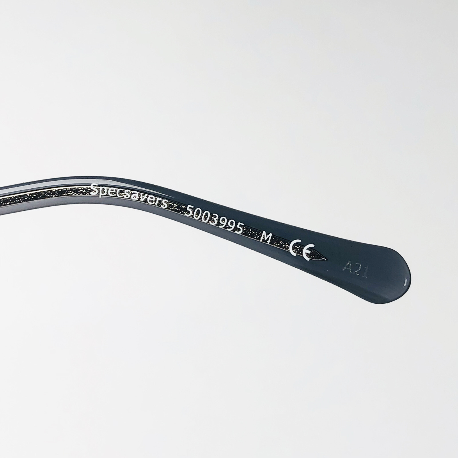 SPECSAVERS eyeglasses TRANSLUCENT GREY SQUARE glasses frame MOD: YULE ...