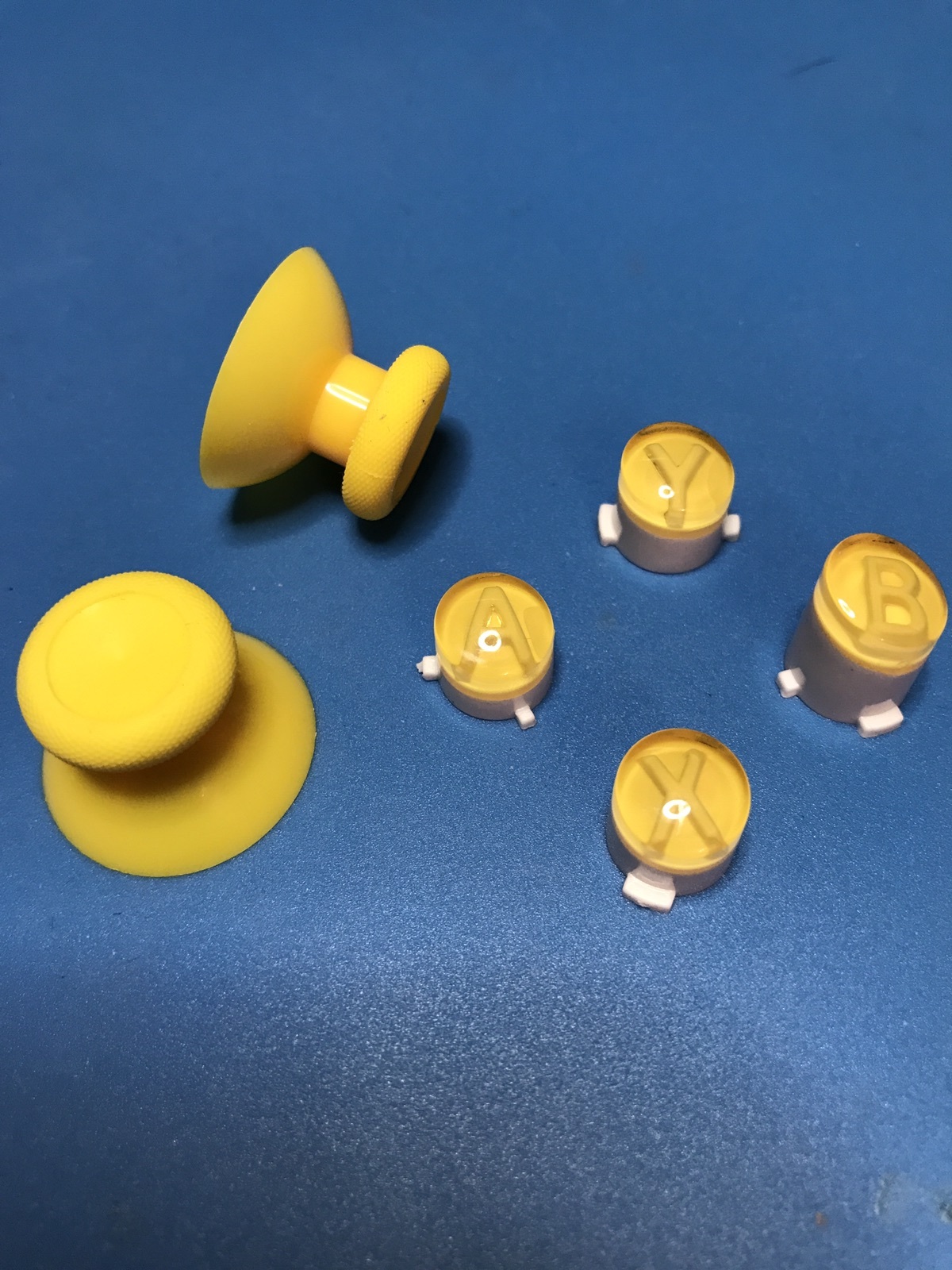 XBOX ONE 1 CUST MOD ABXY W/LETTERS REPLACEMENT BUTTON/JOYSTICK SET KIT ...