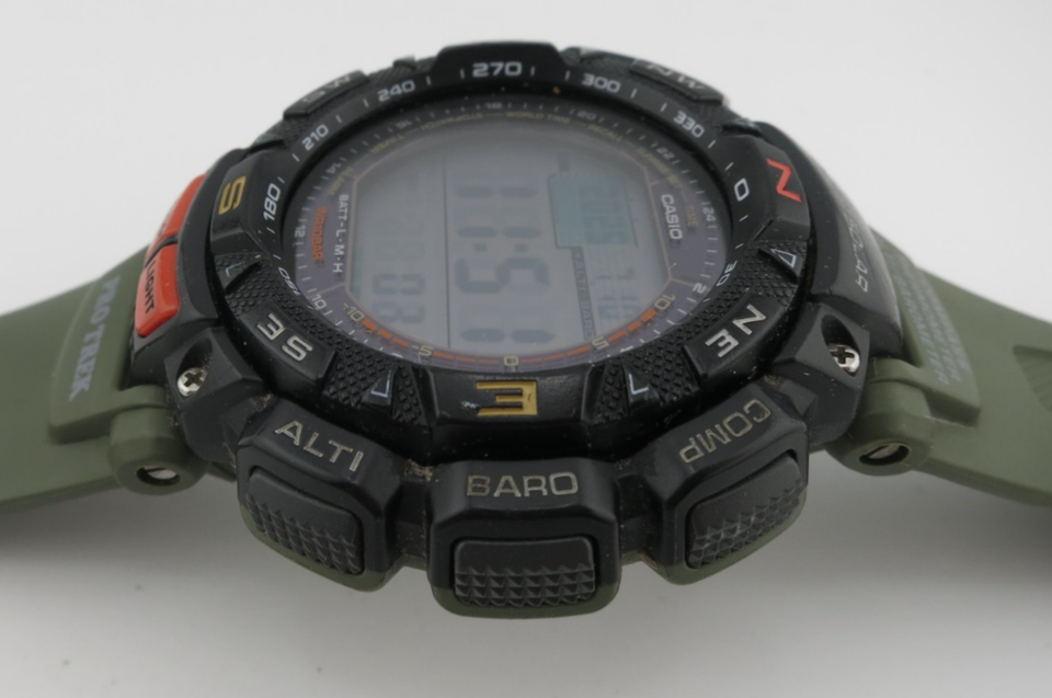Casio Pro Trek Triple Sensor Digital Watch - PRG-240 / PRG240-3 | eBay