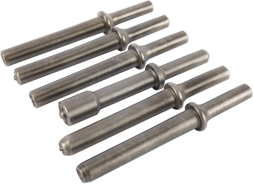 7Pcs Air Hammer Rivet Bit Smoothing Pneumatic Air Hammer Chisel Tools w ...