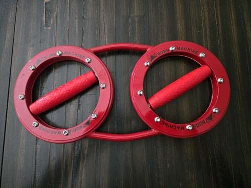 The Burn Machine 4 lb 4 oz Speed Bag Red Rotator Exercise EUC | eBay