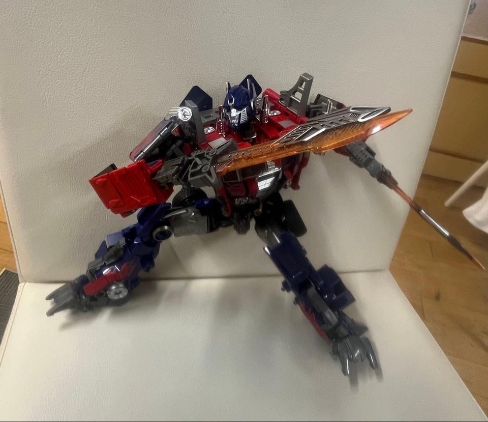 Transformers Optimus Prime Figure with Accessories Non Genuine Used ...