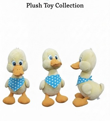 Doll Children's Toy Duck Plush Doll Yellow Duck Golden Beak Blue Bib ...