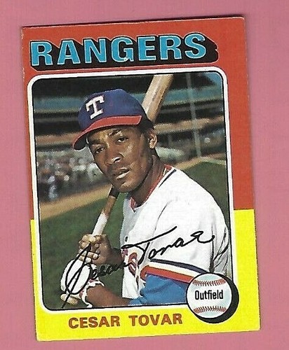 1975 TOPPS CESAR TOVAR BASEBALL CARD #178 | eBay