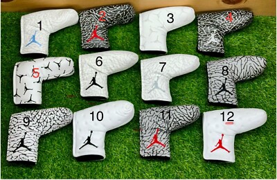 Air Jordan Blade Putter Cover Elephant print Magnetic Upcycled Hand ...