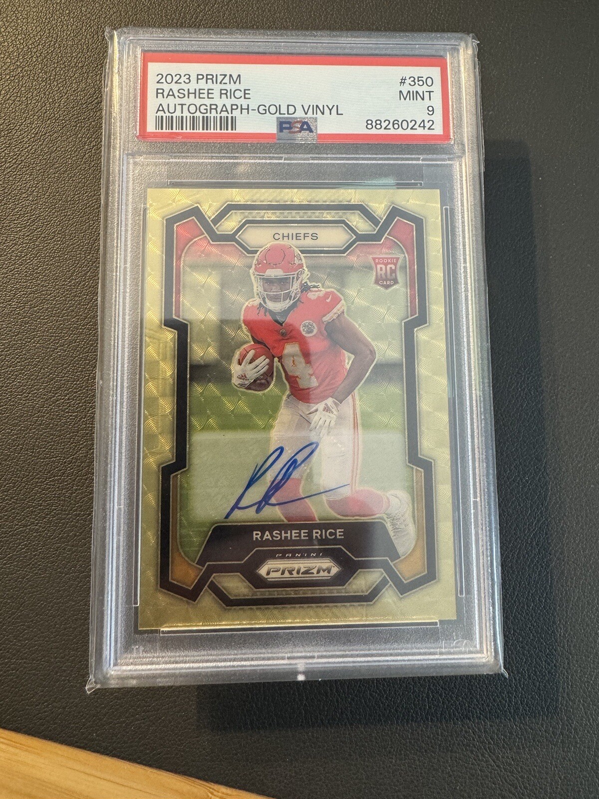 2023 Panini Prizm - Rookies Rashee Rice #350 Gold Vinyl Prizm ...