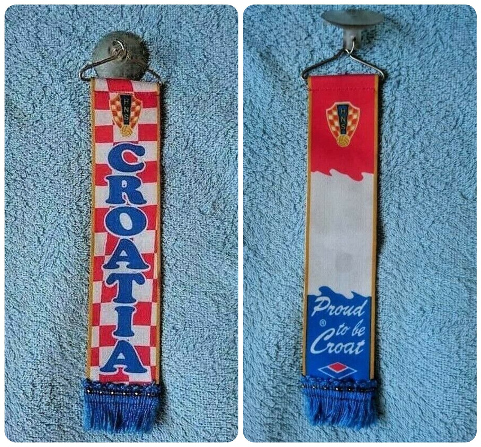 🔴Football Soccer CROATIA - PROUD TO BE CROAT - Fans sash for car,wall ...