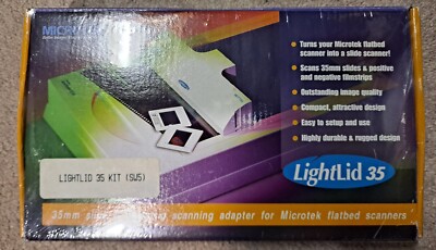 Microtek LightLid 35mm Slide and Filmstrip Scanning Adapter Slide ...