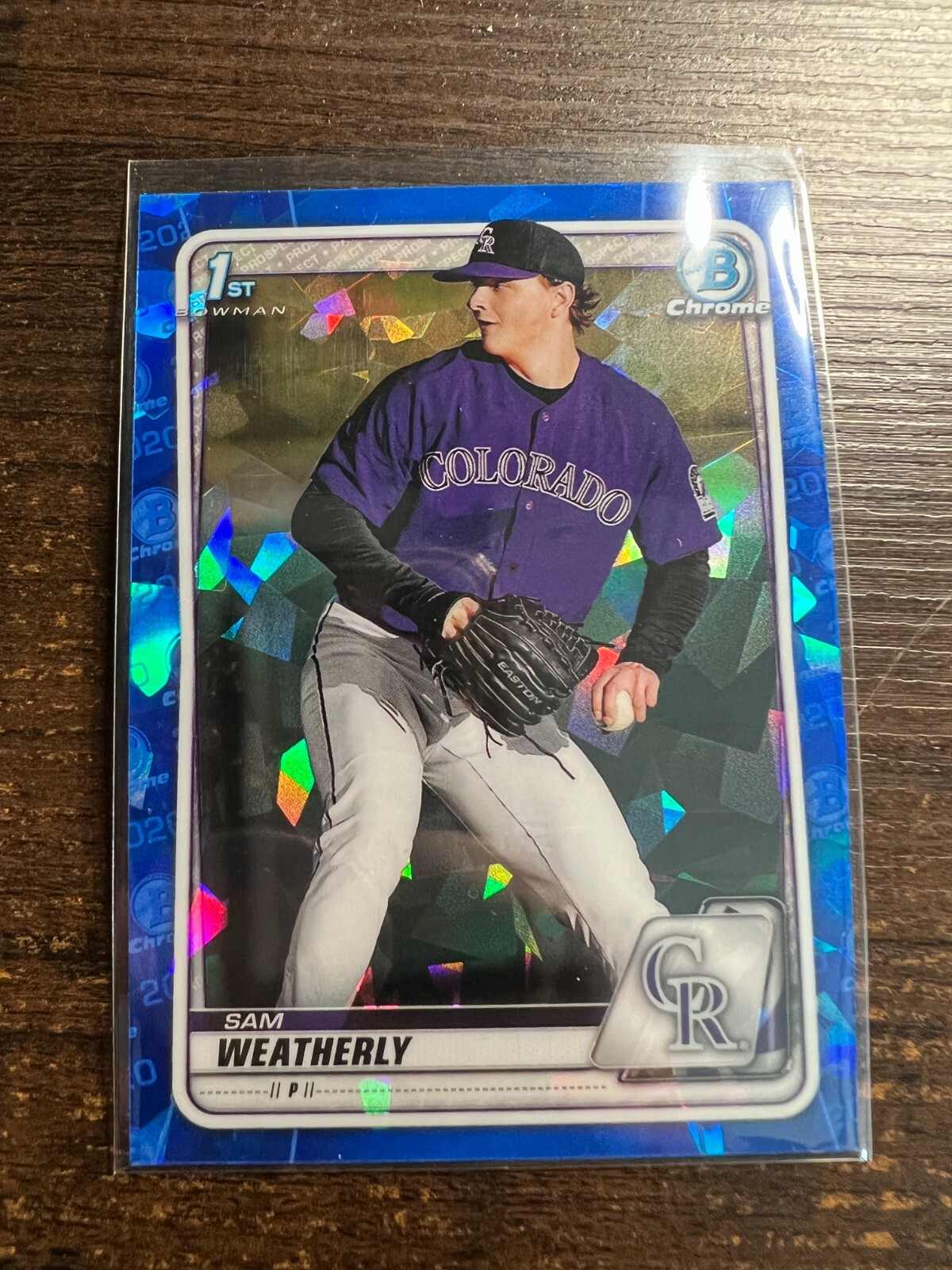 A117,939 - 2020 Bowman Chrome Draft Sapphire #BD109 Sam Weatherly | eBay