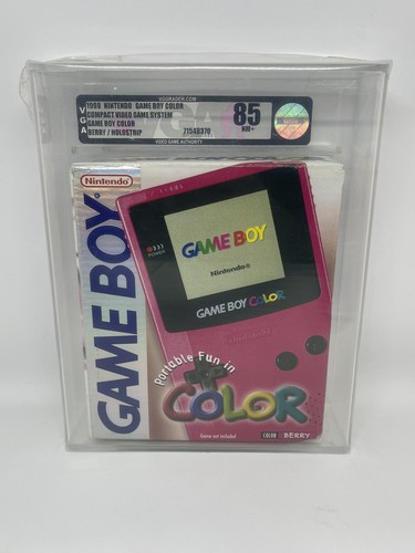 Nintendo Game Boy Color Berry Holostrip VGA 85 NM+ Sealed 1999 | eBay